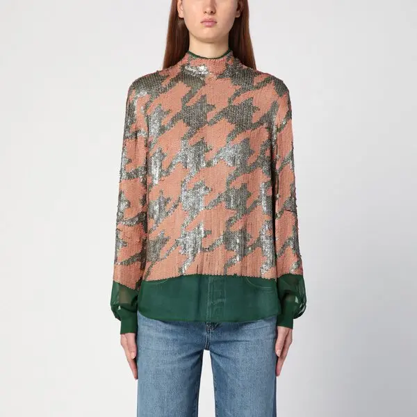 Dries Van Noten Sequin-embellished Blouse