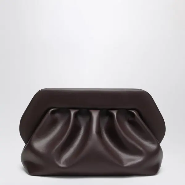 THEMOIRE Medium Bios Clutch - Brown