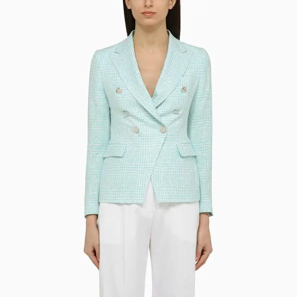 Tagliatore Double-breasted Jacket - Light Blue