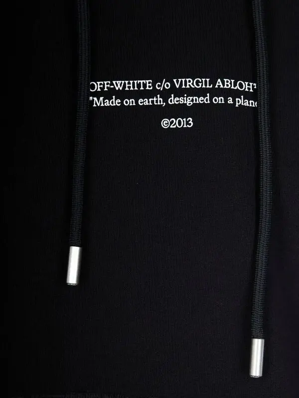 Off-White Logo Print Skate Hoodie