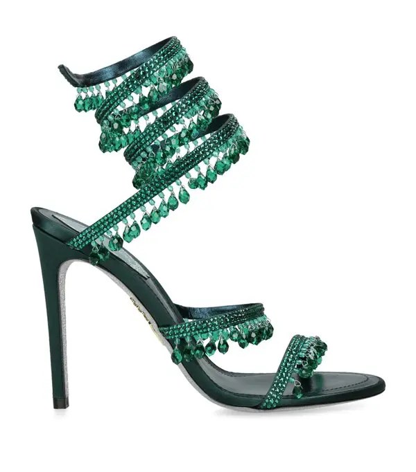 Rene Caovilla Chandelier Embellished Heels