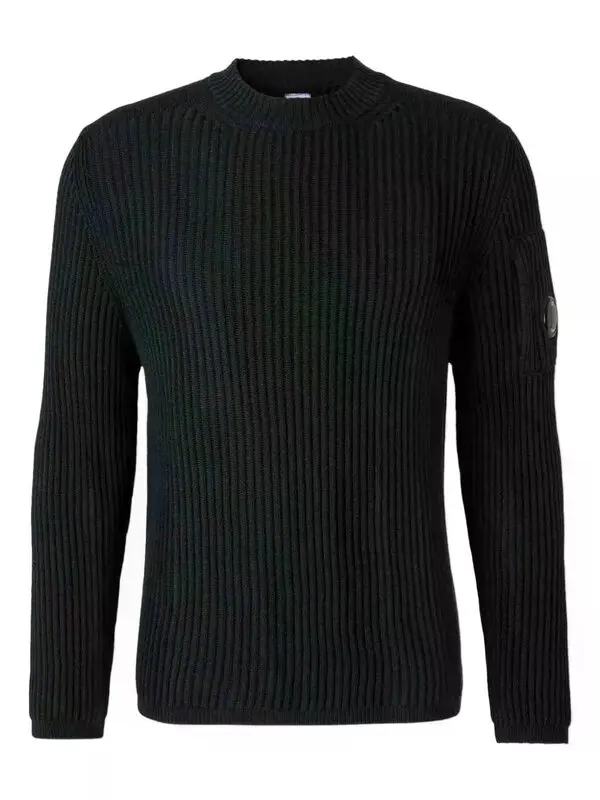 C.P. COMPANY Ribbed Round-neck Sweater