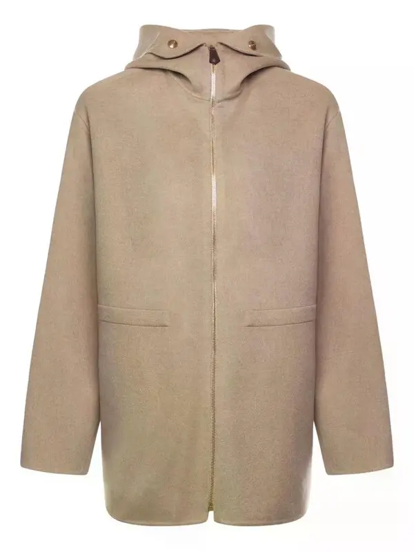 Loro Piana Hooded Zip-fastening Coat