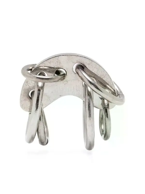 PANCONESI Ring Detail Drop Earrings