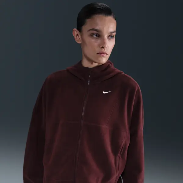 Nike One Therma-fit Full-zip Top - Red
