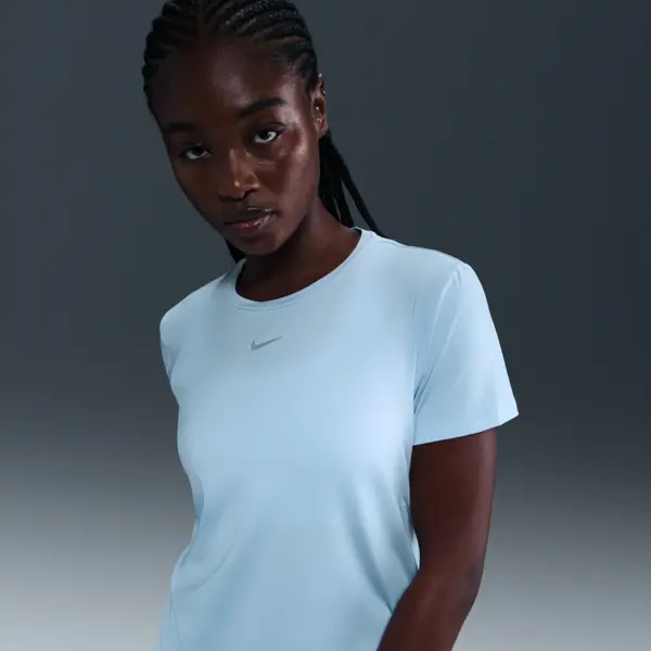 Nike One Classic Dri-fit Short-sleeve Top - Blue