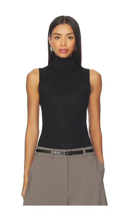 EAVES Alaska Sleeveless Knit Mockneck