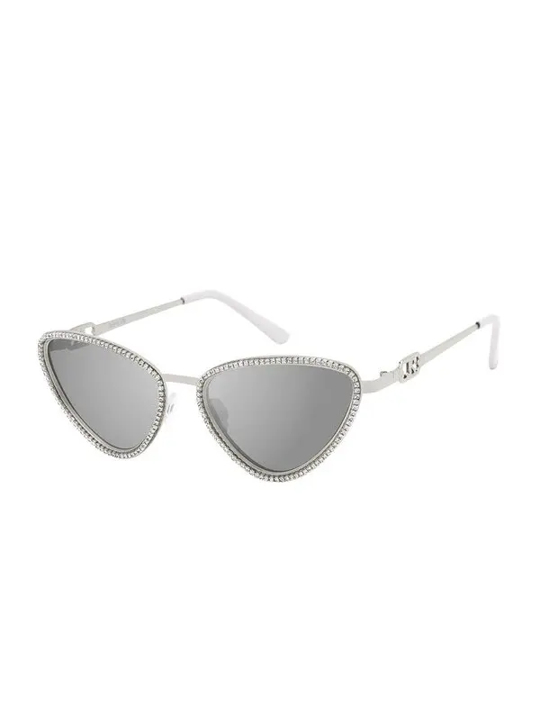 CIO Triangle Crystal Encrusted Aviator Sunglasses