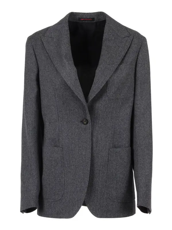 THE GIGI Single-breasted Jacket - Gray