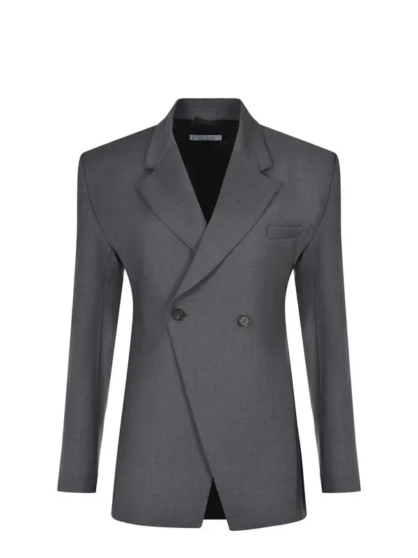 Giuseppe Di Morabito Double-breasted Wool Jacket - Grey