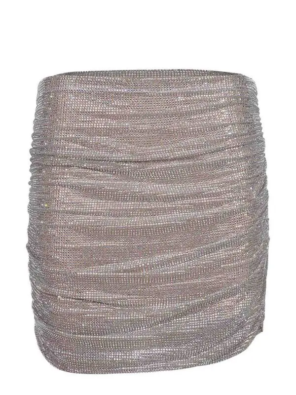 Giuseppe Di Morabito Crystal-embellished Draped Skirt