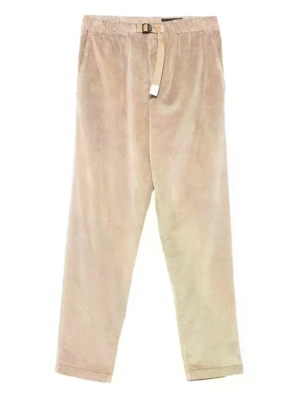 WHITE SAND Corduroy Belt Trousers
