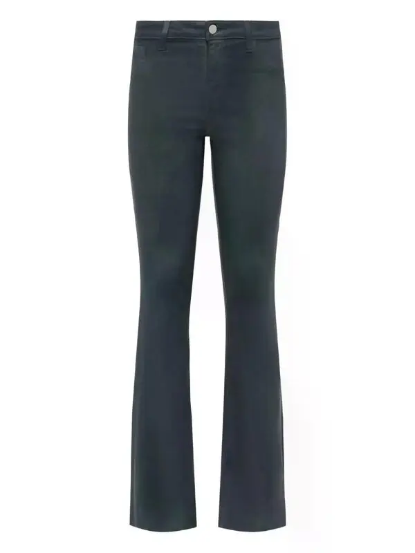 L'Agence Ruth Coated Straight-leg Jeans