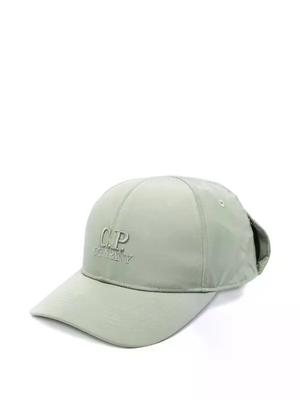 C.P. COMPANY Goggle-detail Baseball Cap - Green