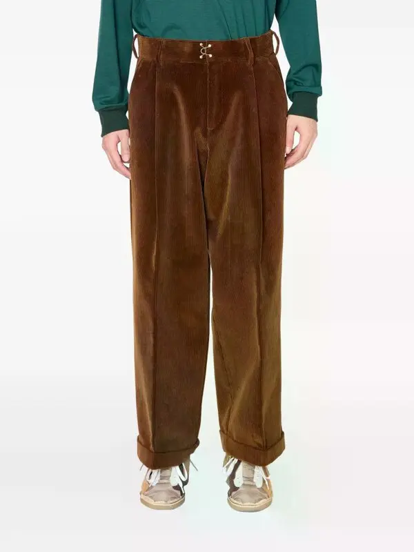Kolor Pleated Corduroy Trousers