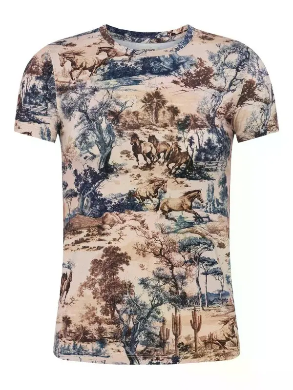 L'Agence Tressi' Crew-neck T-shirt - Brown