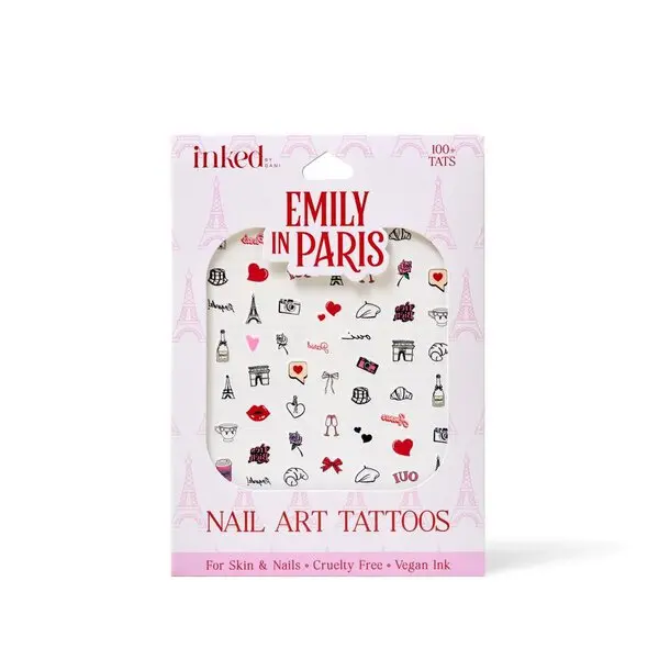 INKED BY DANI X Emily In Paris: Amour Nail Art