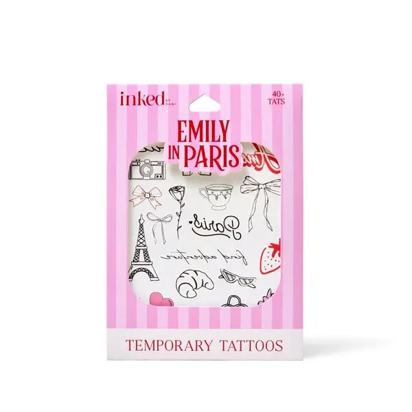 INKED BY DANI X Emily In Paris: Tres Chic Tattoos - One-color