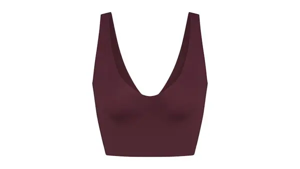 Nike X Skims Matte Vneck Bra Top