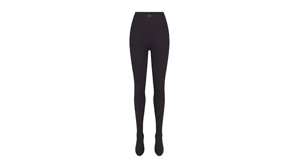 Nike X Skims Matte Footsie Grip Legging - Obsidian