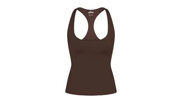 Nike X Skims Racer Back Tank - Dark Sepia