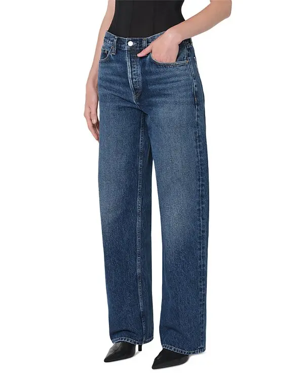 AGOLDE Arc High-rise Wide Leg Jeans