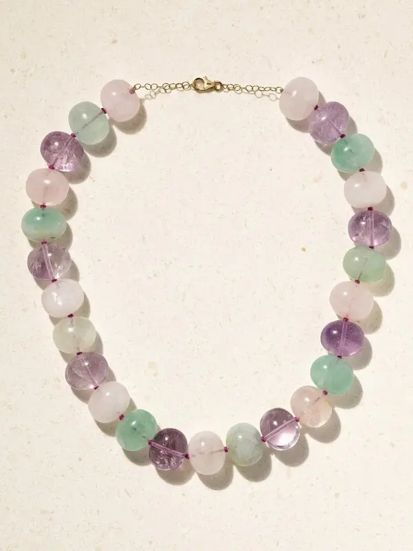 Jia Jia Xl Gold Quartz Necklace