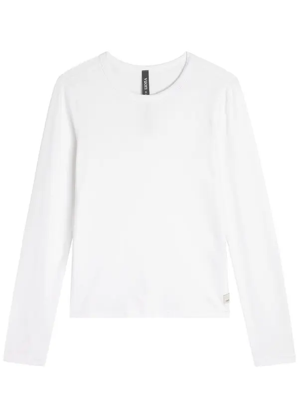 Vuori Lux Stretch-jersey Top - White