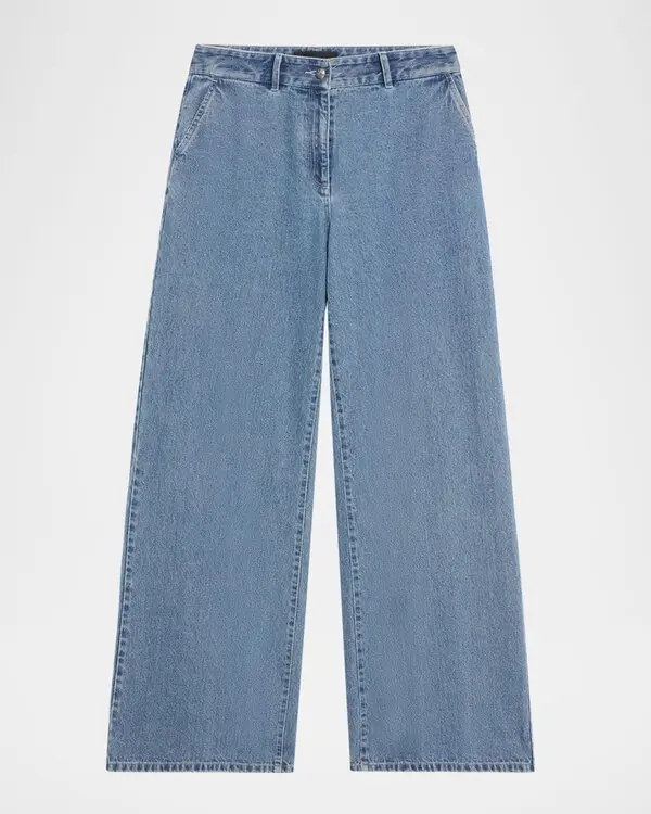 Kobi Halperin Effie Wide-leg Denim Pants - Indigo
