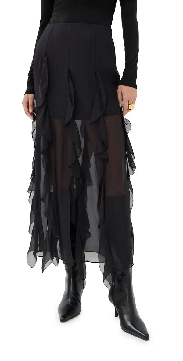 Veronica Beard Ava Silk Skirt