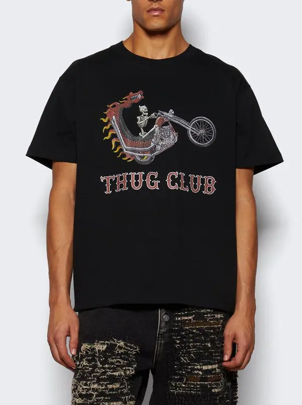 THUG CLUB Dragon Chopper Tee - Black