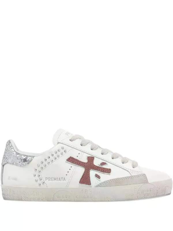 Premiata Stevend 7607 Logo Studded Trainers
