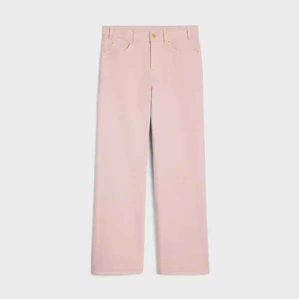 Celine Jolene Jeans In Stone Wash Denim