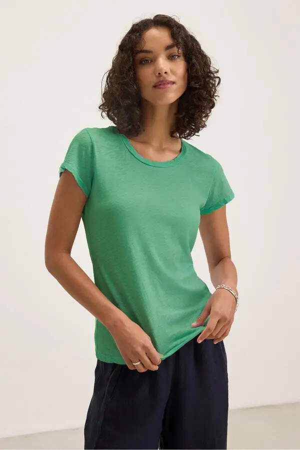 Velvet By Graham & Spencer Odelia Tee - Green