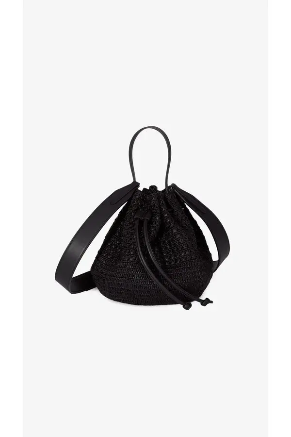 Janessa Leoné Cami Raffia Bag - Red