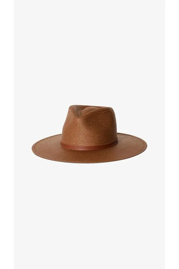 Janessa Leoné Sherman Fedora Hat - Gold