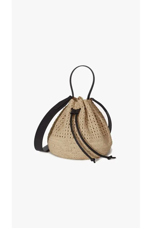 Janessa Leoné Cami Raffia Bag - Red