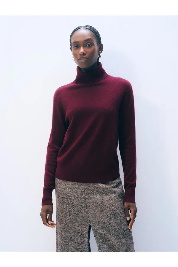 WHITE & WARREN Cashmere Turtleneck
