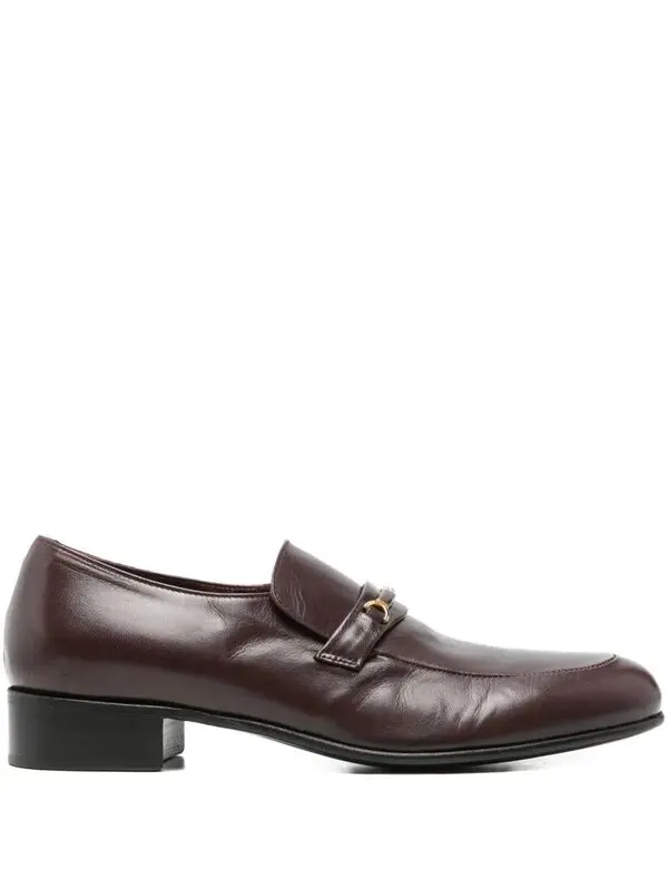 Husbands Italian Lambskin Strap Loafers