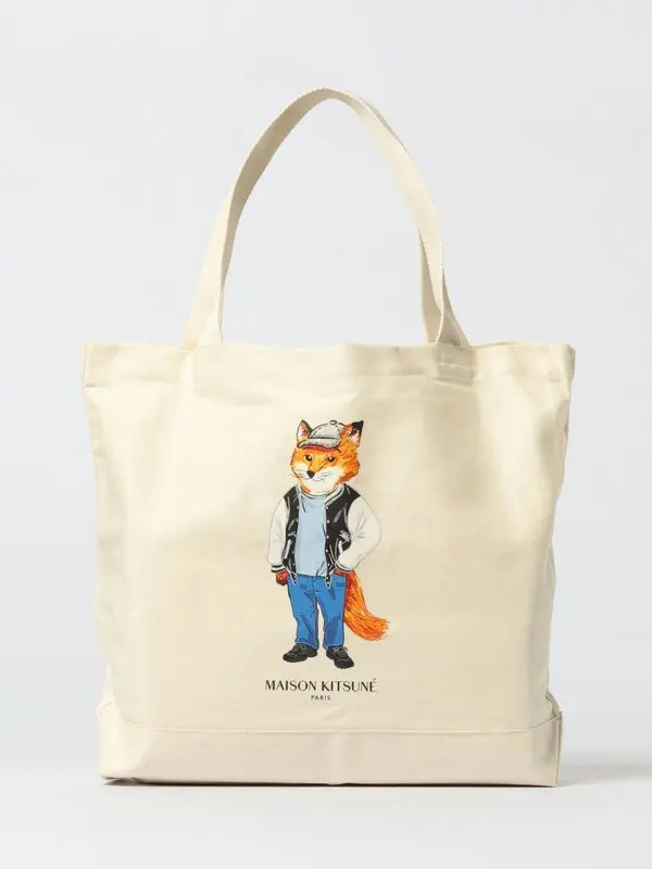 Maison Kitsuné Tote Bag - Beige