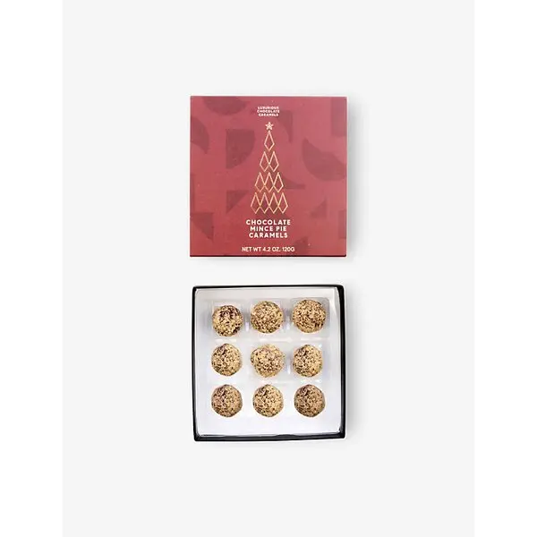 THE CHOCOLATIER 9 Chocolate Mince Pie Caramel Truffles 120g
