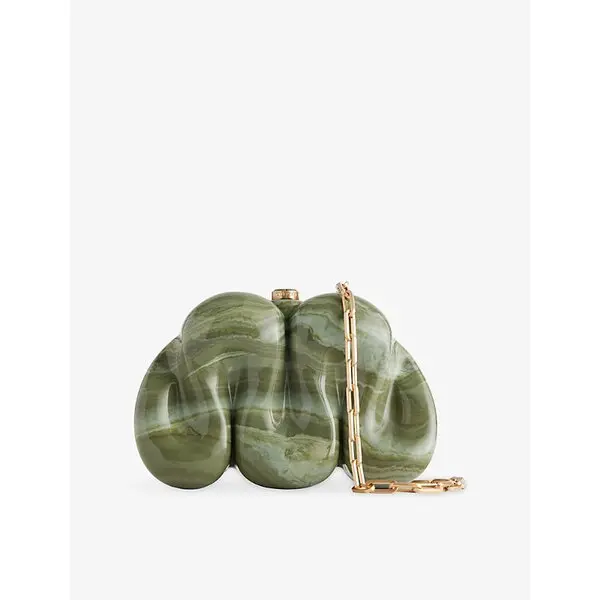 Cult Gaia Squiggle Acrylic Clutch