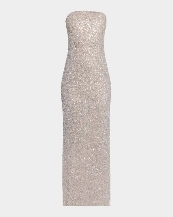 Simkhai Xyla Strapless Sequin Gown - Grymet
