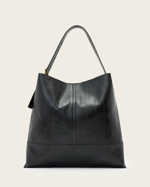 All Saints Asha Leather Shoulder Bag - Black