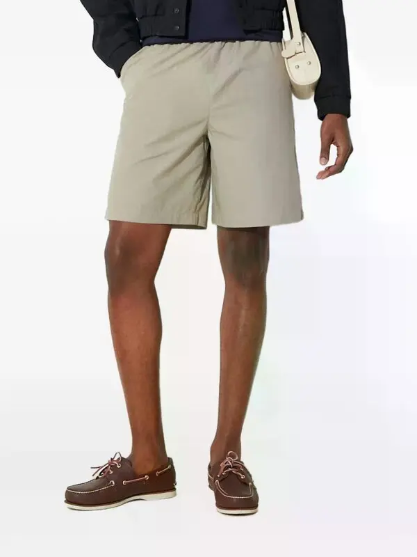 Fred Perry Embroidered Cotton Poplin Shorts