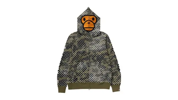 BAPE X Joshua Vides Milo Face Full Zip Hoodie
