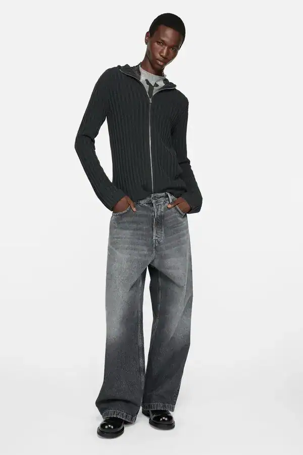 Acne Studios 1989 Loose Fit Jeans - Black | Editorialist