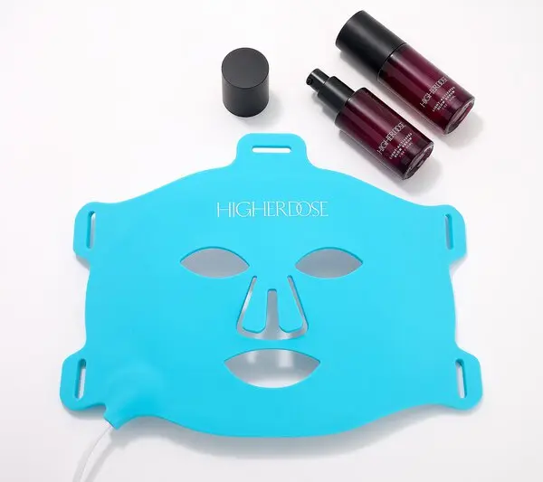 HIGHERDOSE Red Light Face Mask W/ Light- Activated Kit