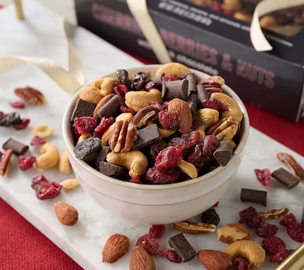 FERRIS COFFEE & NUT COMPANY Sh 11/10ferris Nut Co. 20 Oz Cherries, Berries, Nuts, Choc Box