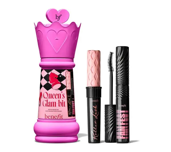 BENEFIT COSMETICS Queen's Glam-bit Full-size Ma Scara Duo
